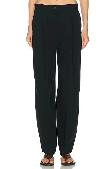 TOTEME Single Pleat Cotton Trouser