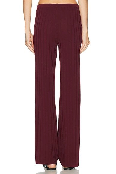 Sporty & Rich Signature Logo Ribbed Pant