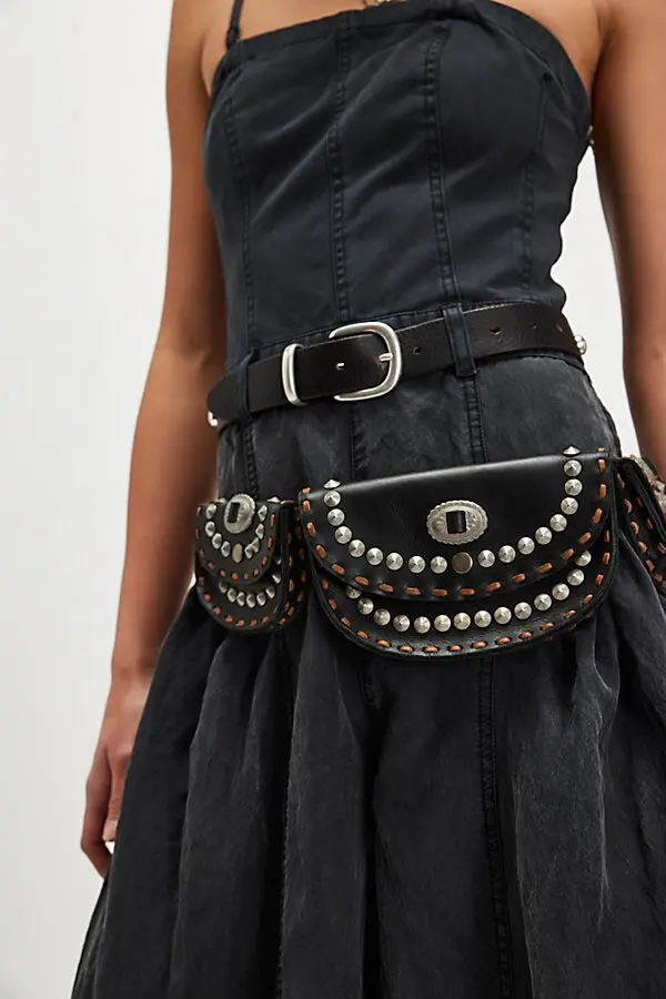 Free People Lucky Stars Pocket Belt