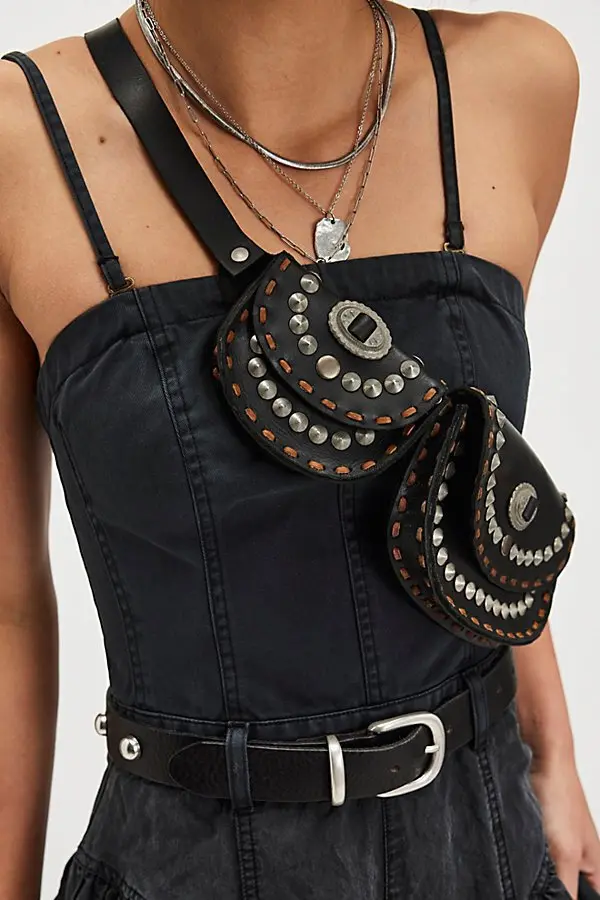 Free People Lucky Stars Pocket Belt
