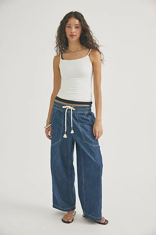 We The Free Easy Peasy Pull-on Jeans - Navy