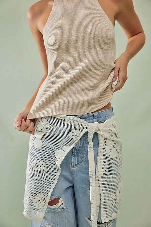Free People Forever Yours Crochet Sarong At