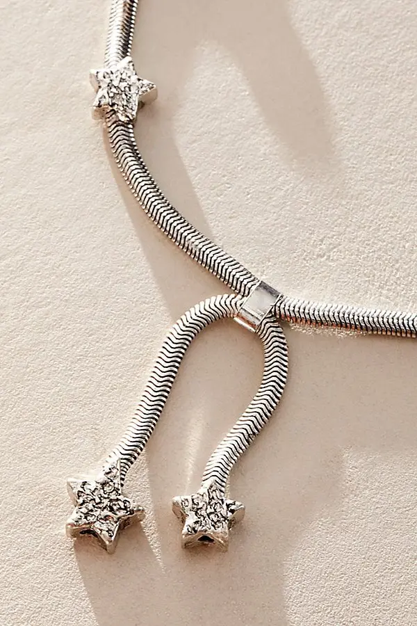 Free People Bryn Anklet - Silver Star