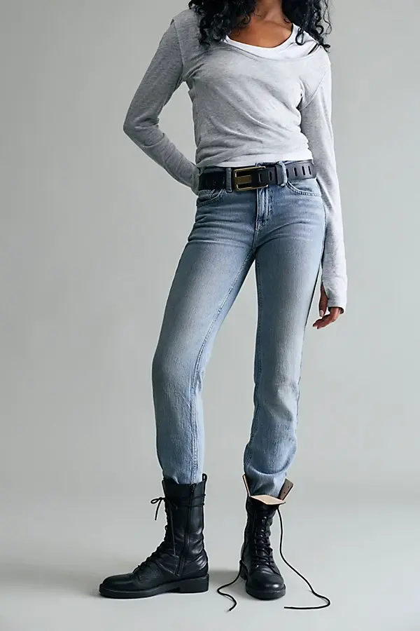 SILENT D Classic Lace-up Combat Boots