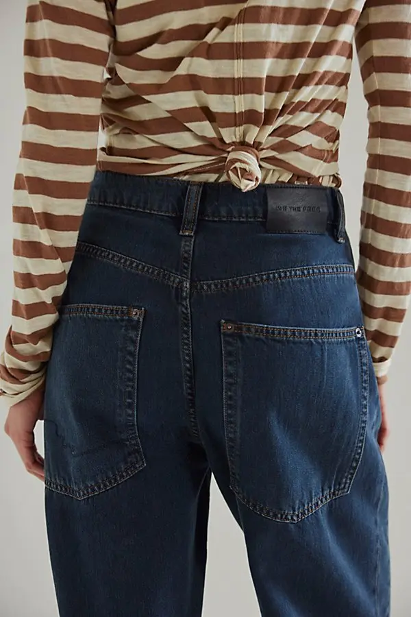 We The Free Truro Baggy Puddle Jeans - Deep Seas