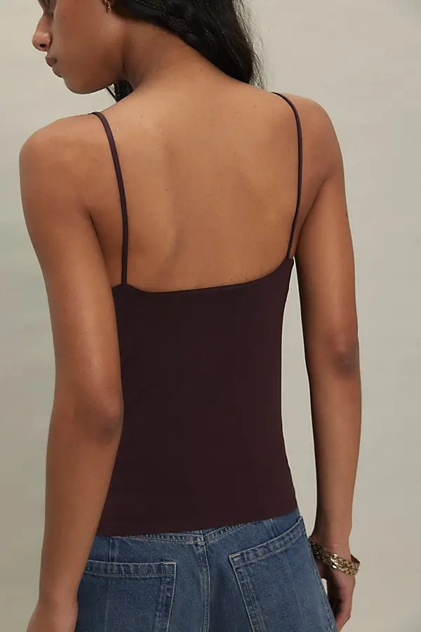 INTIMATELY High-neck Cami - Fudge