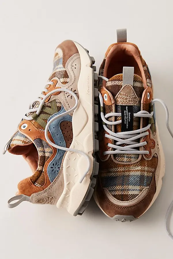 FLOWER MOUNTAIN Yamano 3 Sneakers - Dark Grey Stone