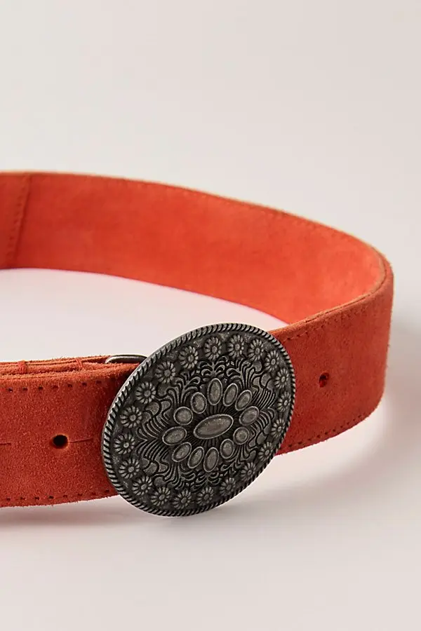 FP COLLECTION Duchess Concho Belt - Paprika
