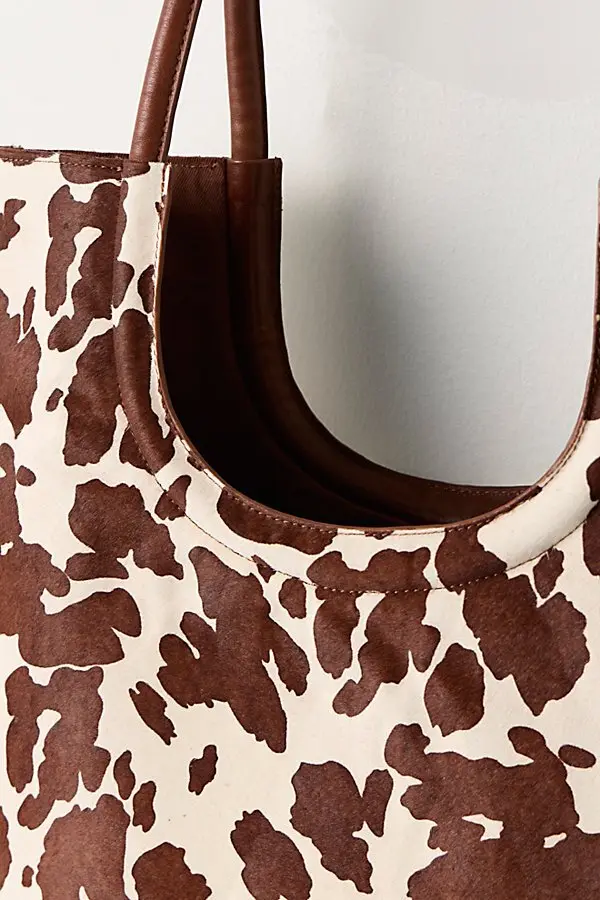 Free People Bronson Cowhide Tote Bag