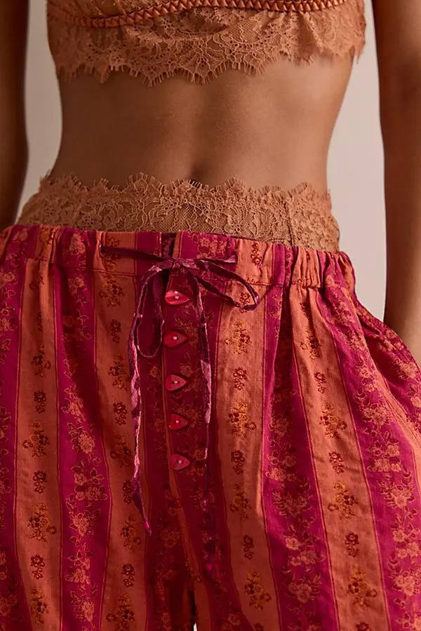 INTIMATELY On Repeat" Pyjama Trousers - Sunset Combo