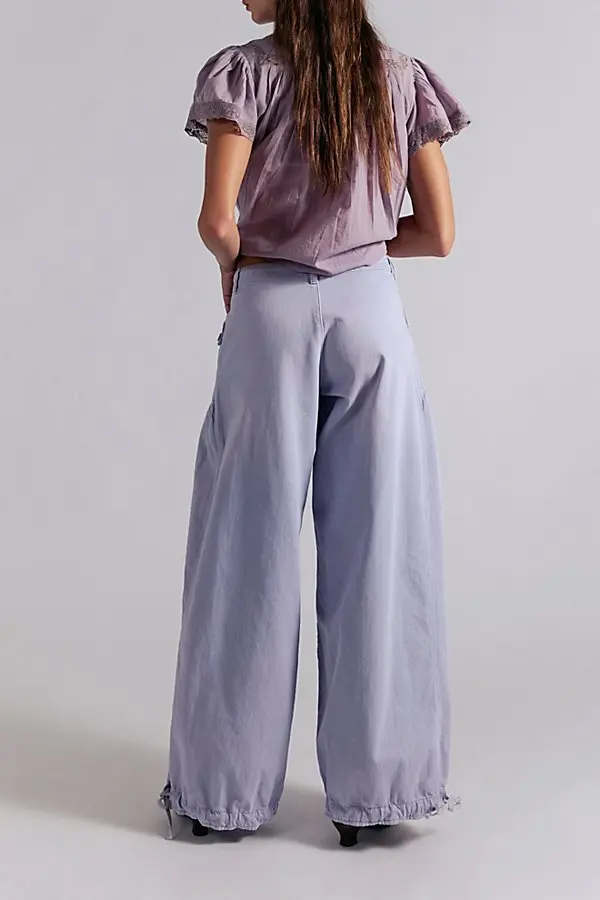 We The Free Lotus Balloon Jeans - Blue Imagination