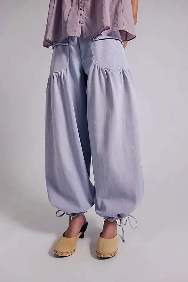 We The Free Lotus Balloon Jeans - Blue Imagination