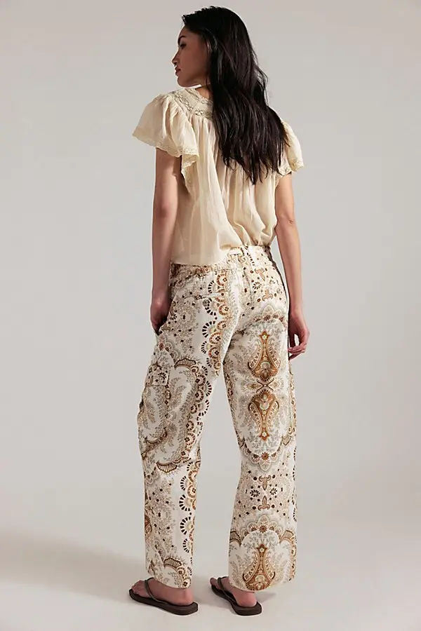 We The Free Park Avenue Printed Pull-on Cargo Pants