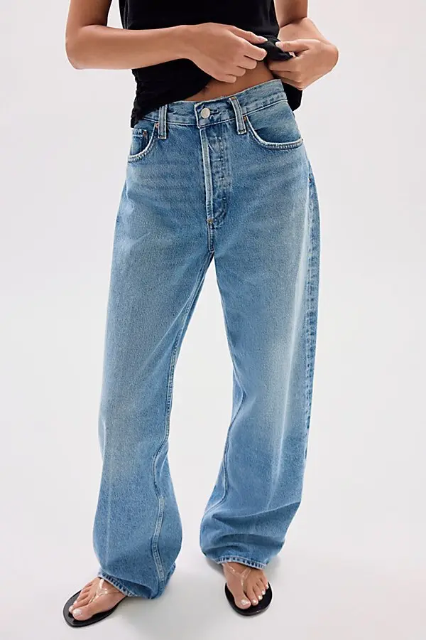 AGOLDE Long Arc Jeans - Brink