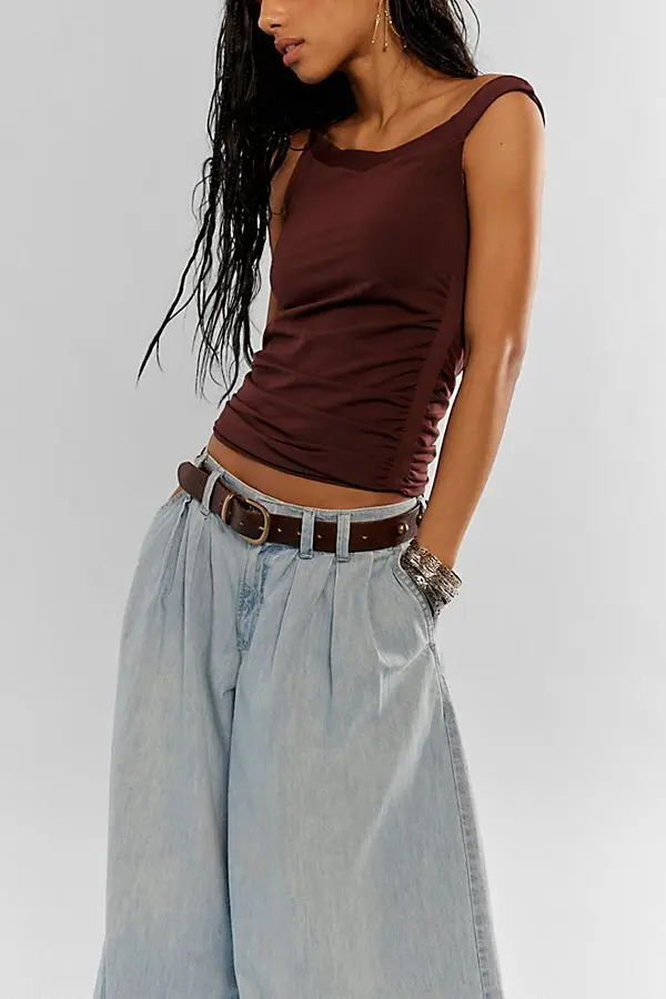 INTIMATELY Asymmetrical Seamless Tank Top - Fp Fudge