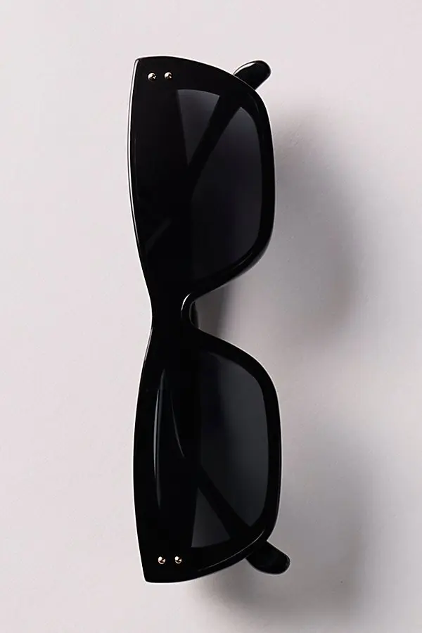 BANBE Halsey Rectangular Sunglasses - Black