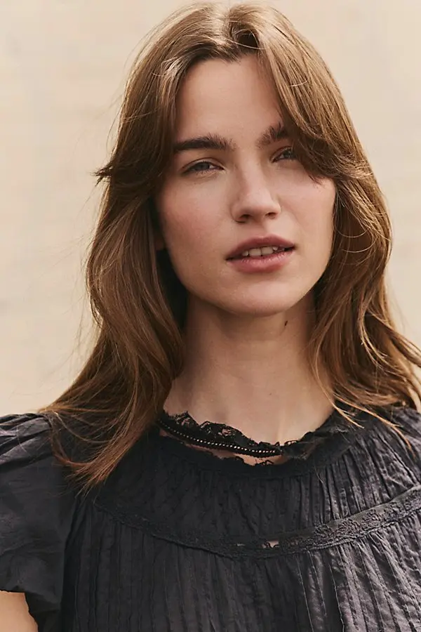 Free People Clarise Mini Dress - Black