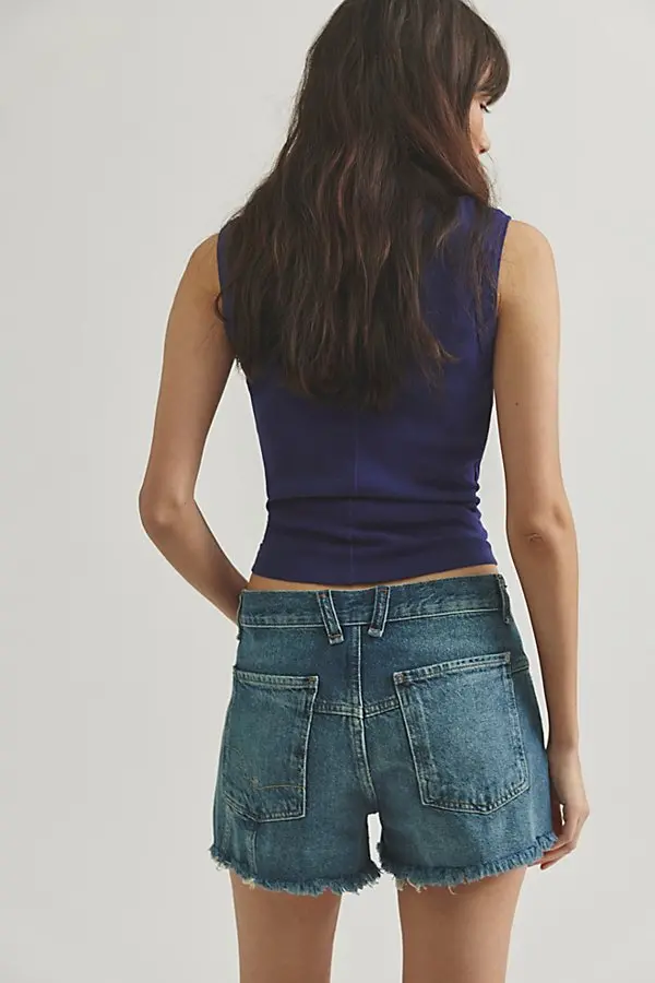 We The Free Denim Shorts With Frayed Hem - Sunsational