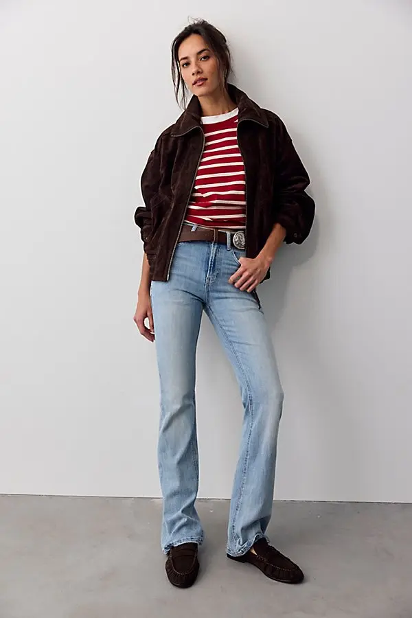 We The Free Double Knot High-rise Bootcut Jeans - Mediterranean