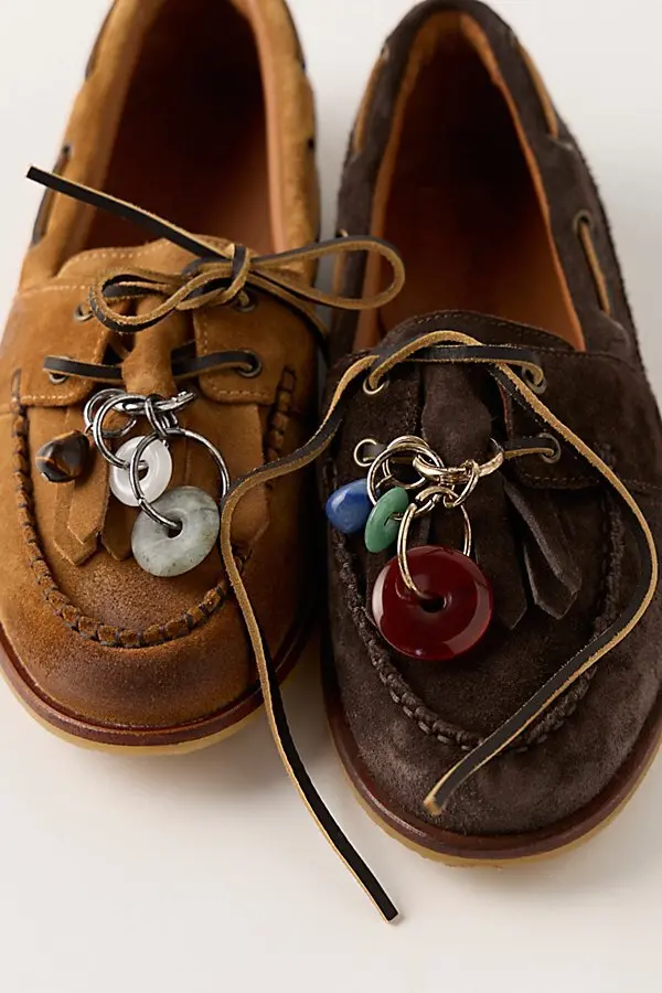 Free People Stone Shoe Charm Cluster - Silver