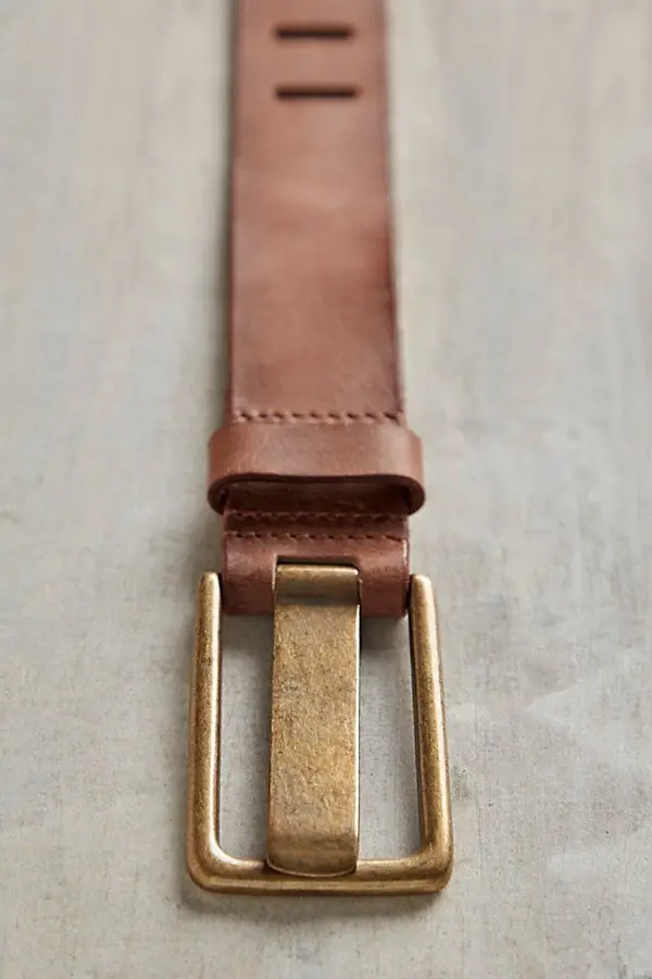 We The Free Extra-long Leather Belt With Cut-out Detailing