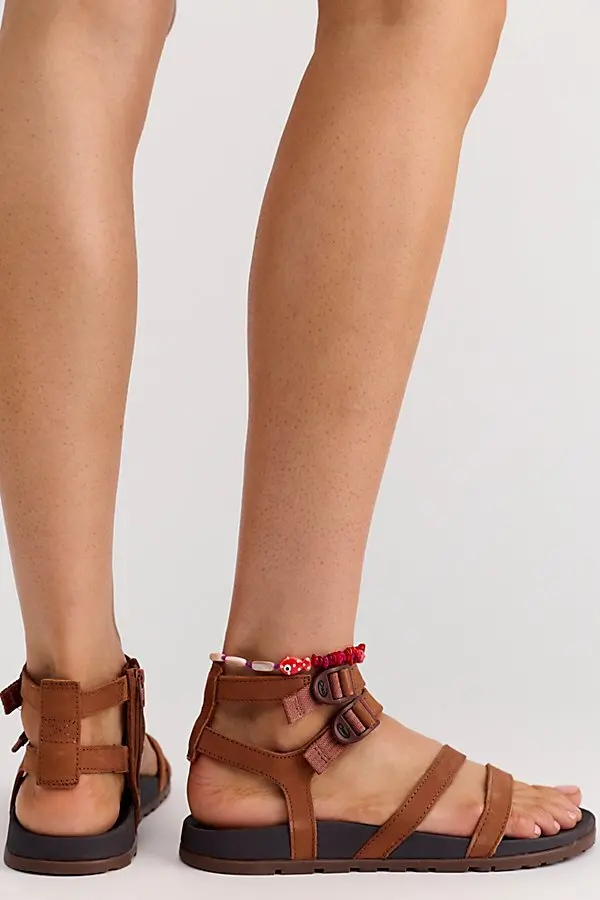 CHACO Lowdown Strappy High Sandals - Nutshell