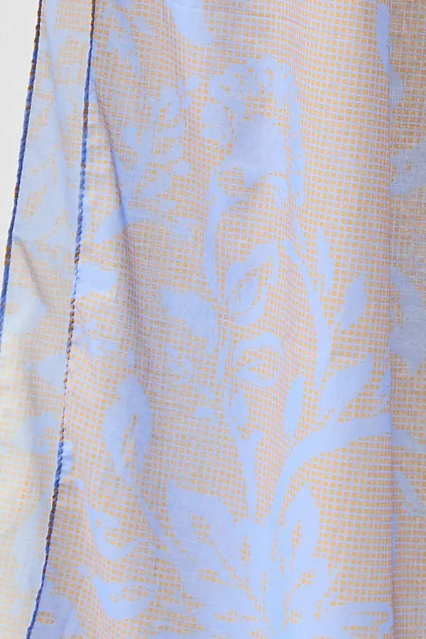 SOLEIL SOLEIL Petite Paro At Printed Pareo Wrap - Trellis