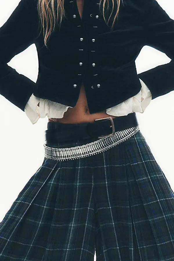 Free People Dreamsicle Chain Belt - Silver Lining