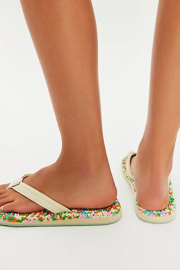 Sanuk X Free-est Bubblecush Flip Flops