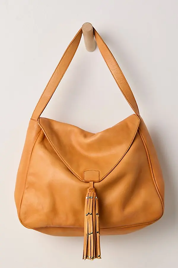 Free People Layla Leather Messenger Bag