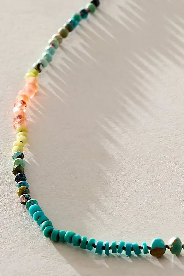 MEREDITH WATERSTRAAT Multi-stone Beaded Necklace