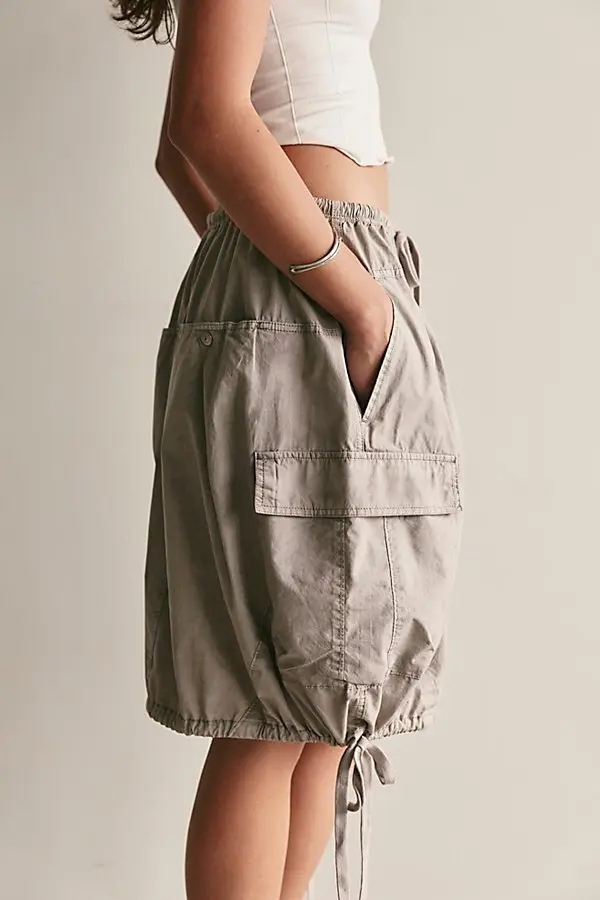 We The Free Arlo Cargo Midi Skirt