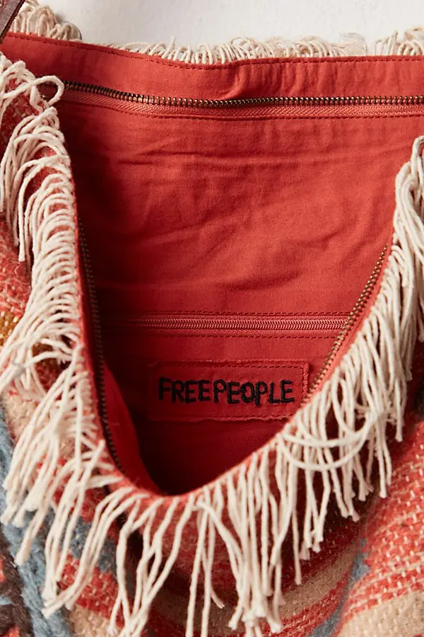 Free People Whimsy Rug Slouchy Tote Bag