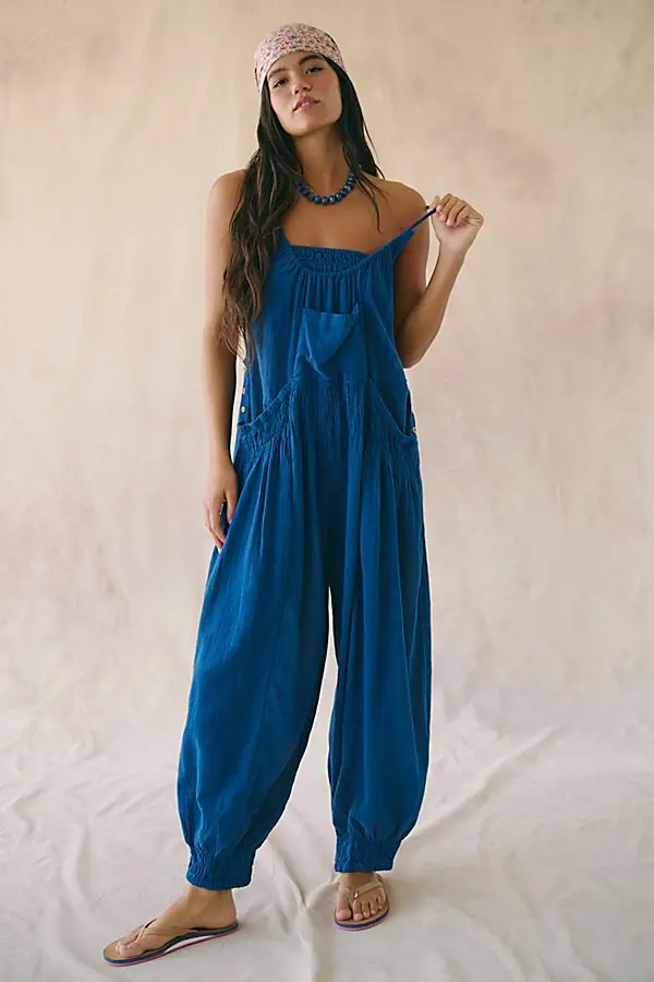 Free People Ani Overall Set - Poseidon