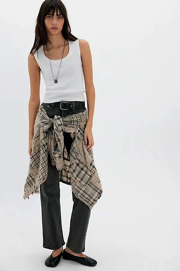 MAGNOLIA PEARL Patchwork Adison Workshirt