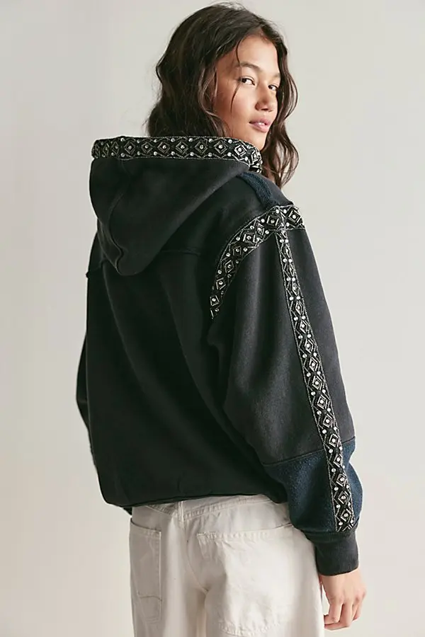We The Free Embellished Graphic Hoodie