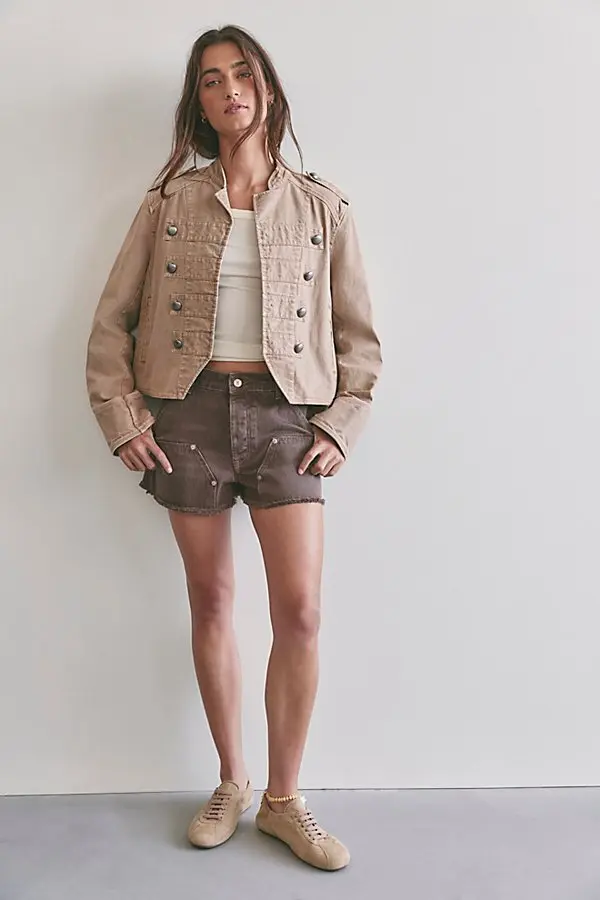 We The Free Paxton Utility Denim Shorts