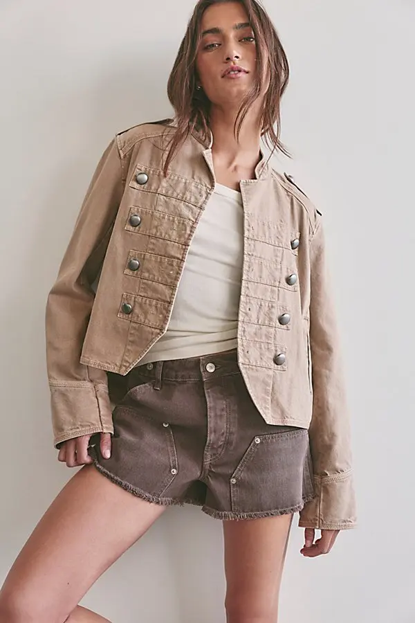 We The Free Paxton Utility Denim Shorts