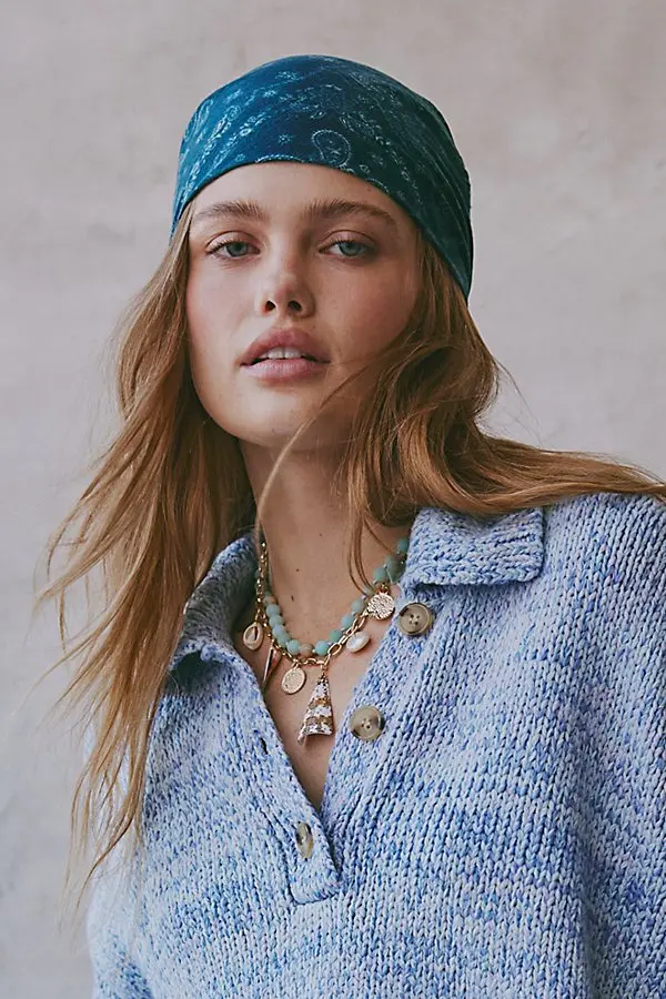 Free People Serendipity Semiprecious Stone Strand Necklace At - Amazonite