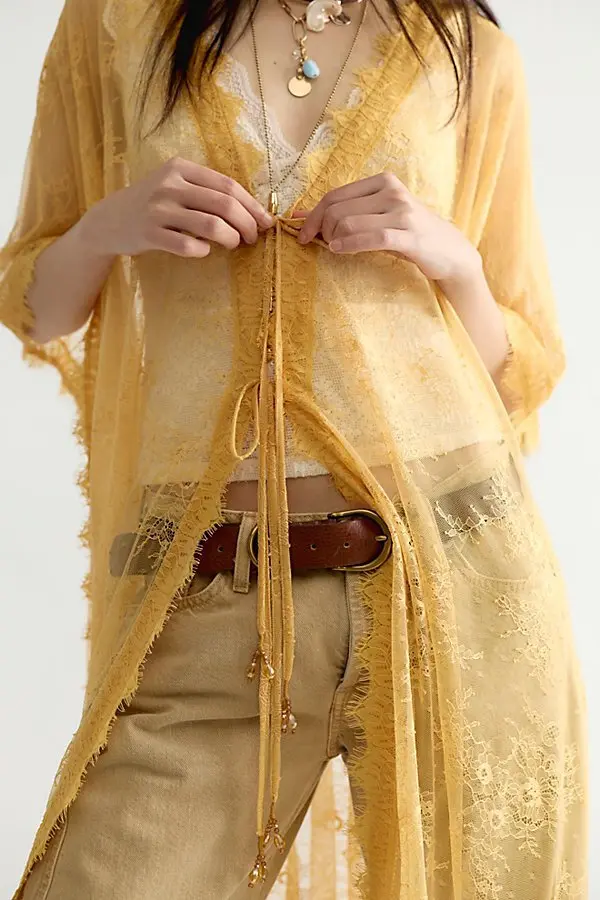 Free People Nigel Preston Lace Kaftan