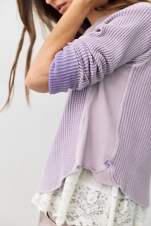 FP ONE Baby Blake Thermal Top - Sugared Violet