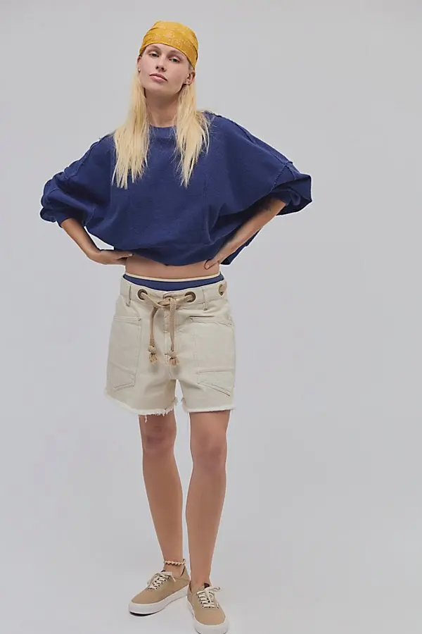 TRICIA FIX Usa Patch Crewneck Sweatshirt
