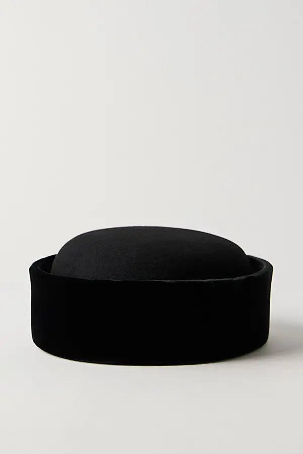 LEMONADE COLLECTIVE Jackie Velvet Pillbox Hat