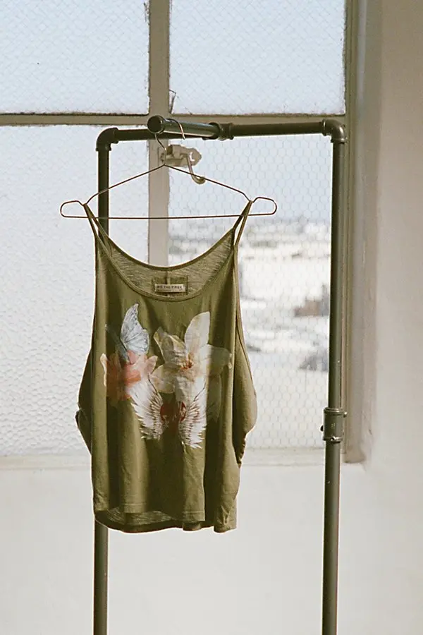 Free People Juliet Johnstone X Shoreside Graphic Tank Top
