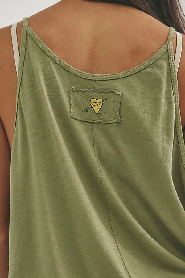 Free People Juliet Johnstone X Shoreside Graphic Tank Top