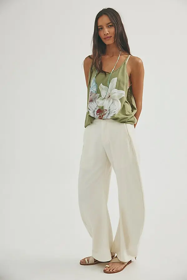 Free People Juliet Johnstone X Shoreside Graphic Tank Top