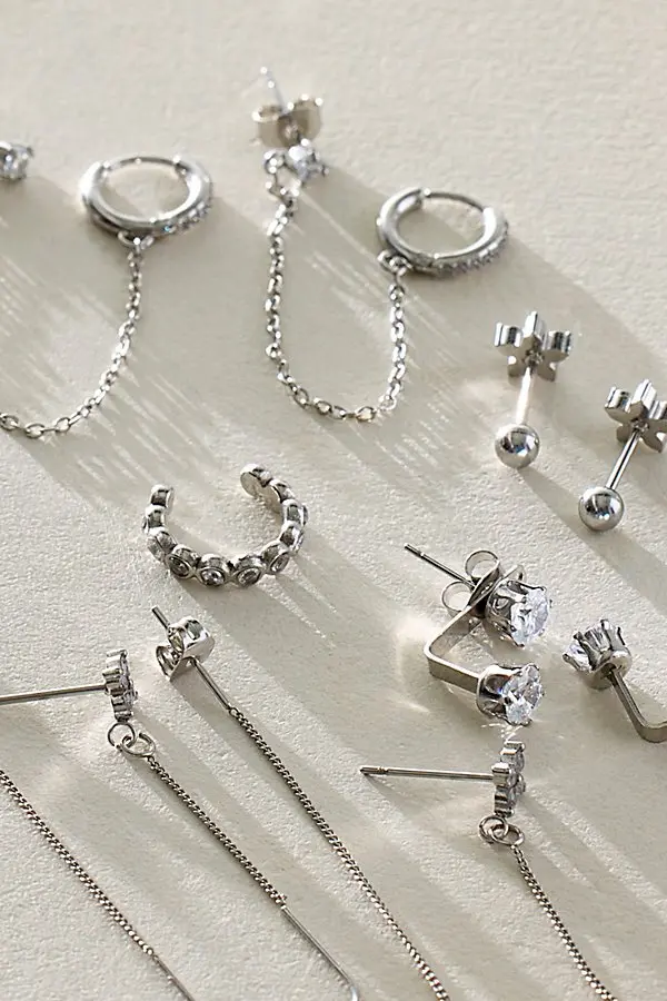 Free People Maison Stainless Steel Stud Pack