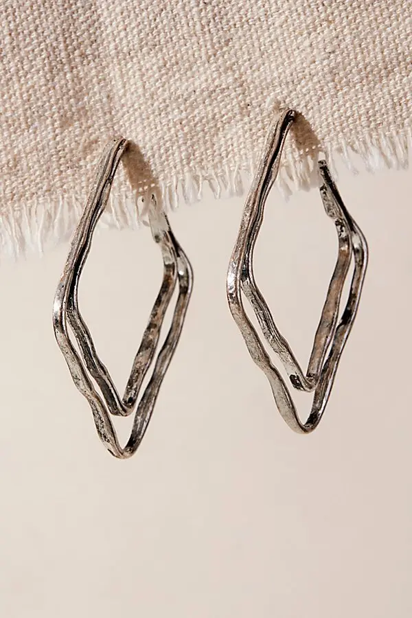 Free People Shelby Square Hoop Earrings