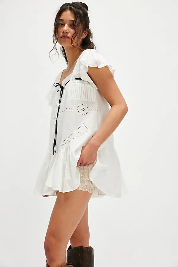 Free People Harper Embroidered Tunic