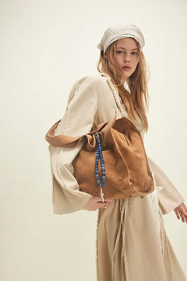 Free People Salma Suede Tote Bag